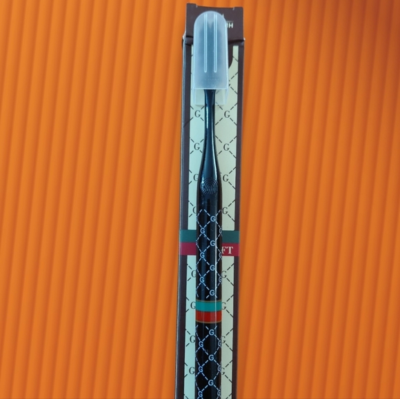 Gucci | Bath | Gucci Black Designer Toothbrush | Poshmark